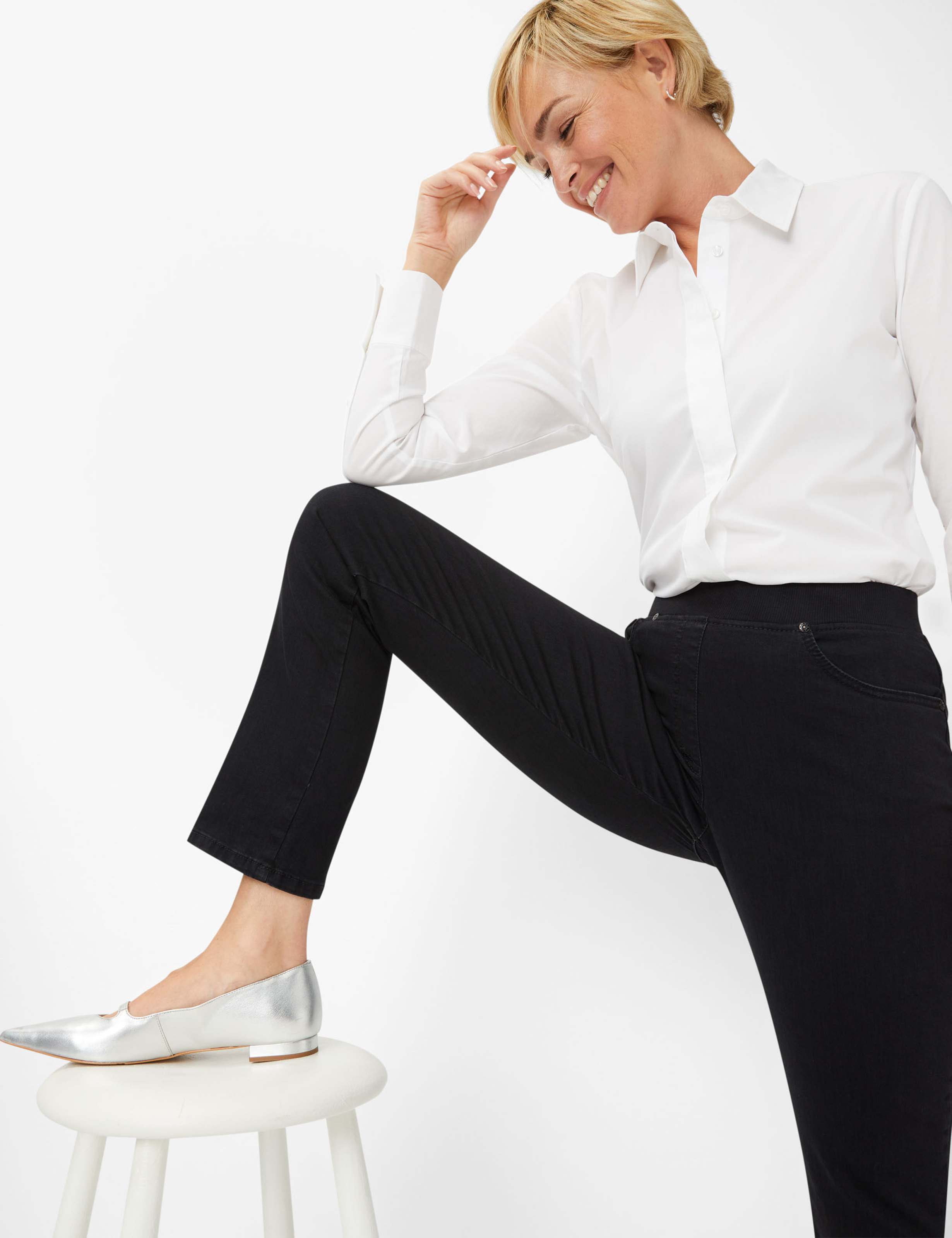 Mode féminine Jeans Style PAMINA TH BLACK Slim Fit